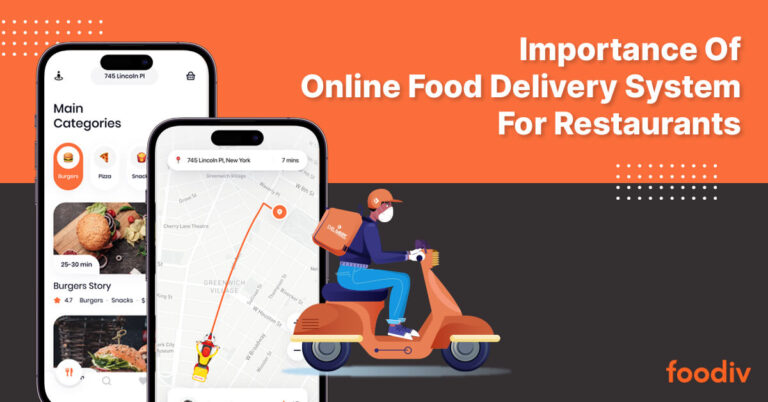 Advantages of Online Food Delivery System for Restaurant - Foodiv