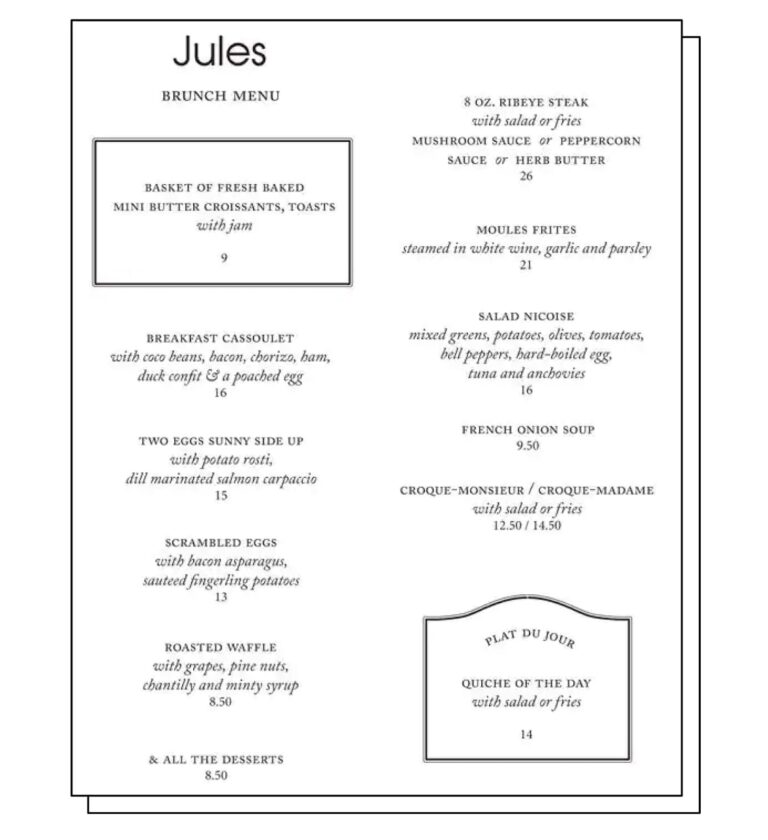 Top 20 Restaurant Menu Examples - Foodiv