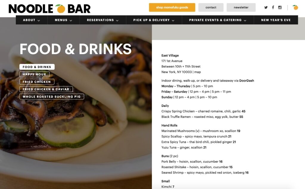 Top 20 Restaurant Menu Examples - Foodiv