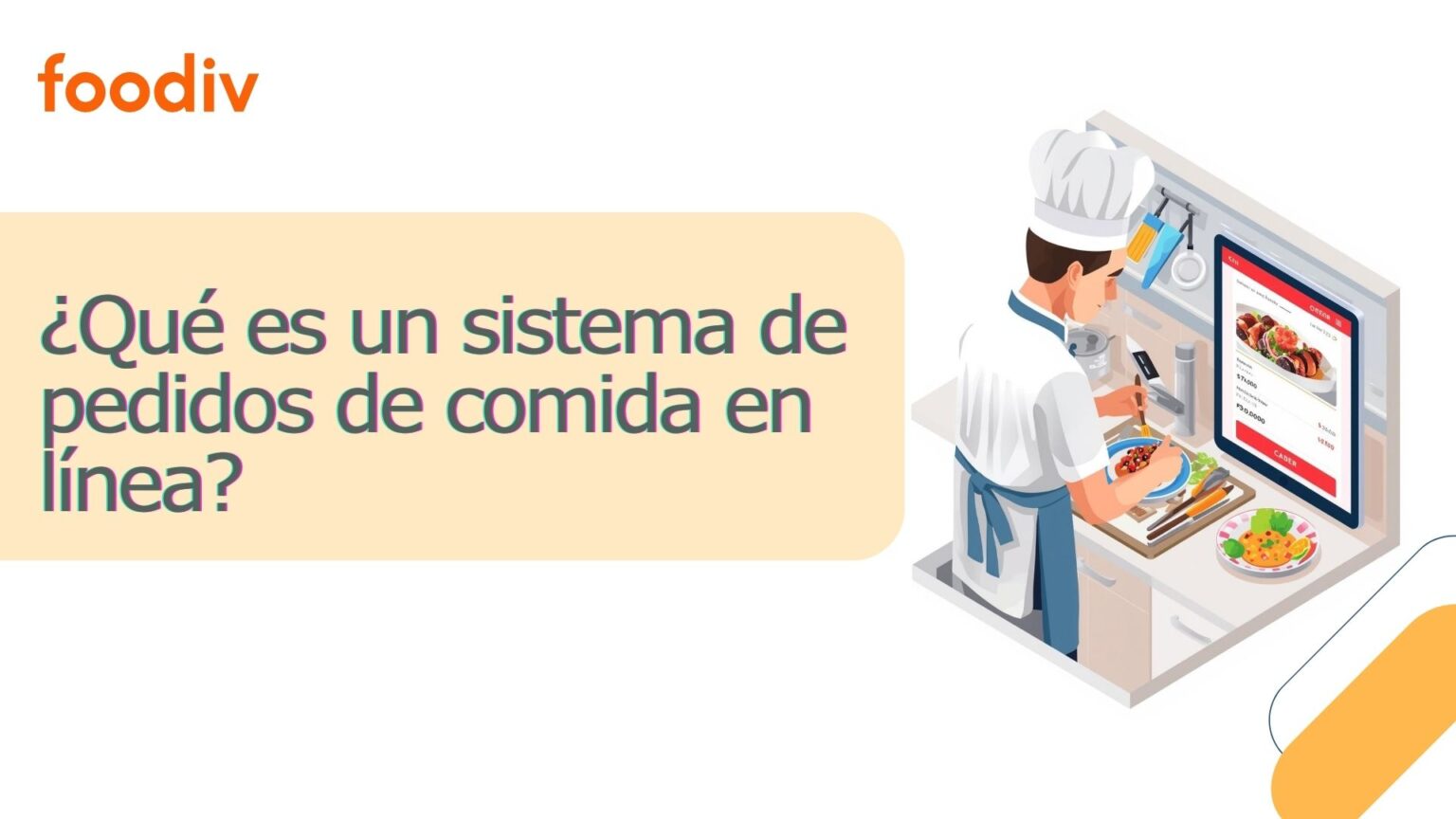 Sistema de pedidos de comida en línea: ¿Qué es y cómo funciona? - Foodiv
